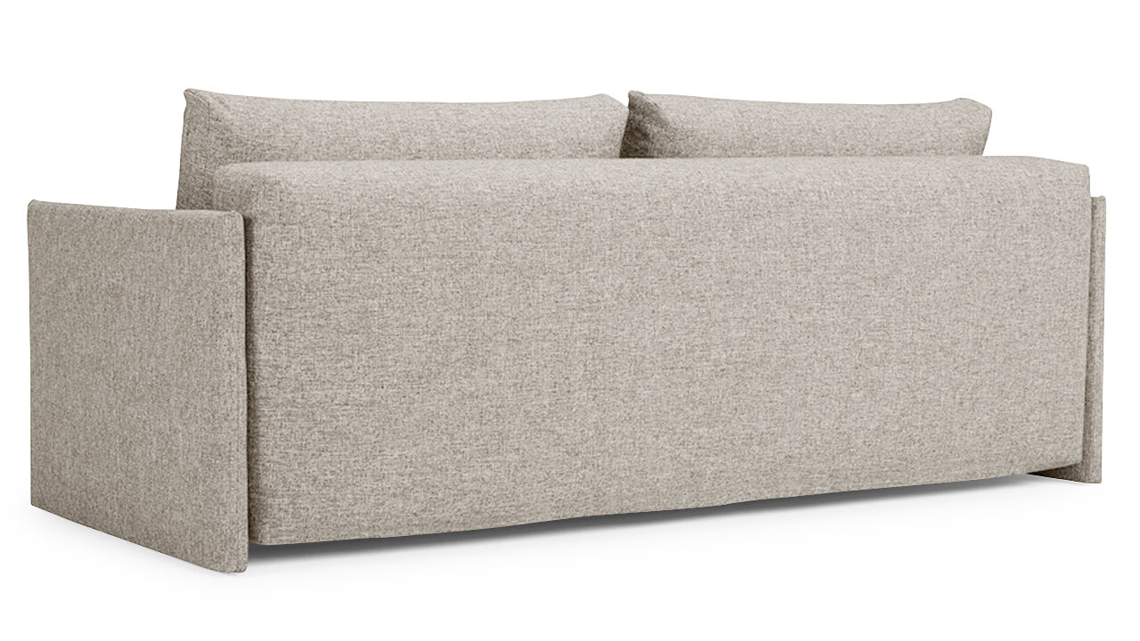 Диван Коя Лайт Strong Plus 01 NOW 208x94x80 см, зеленый Рогожка, еврокнижка Фиеста — фото 1