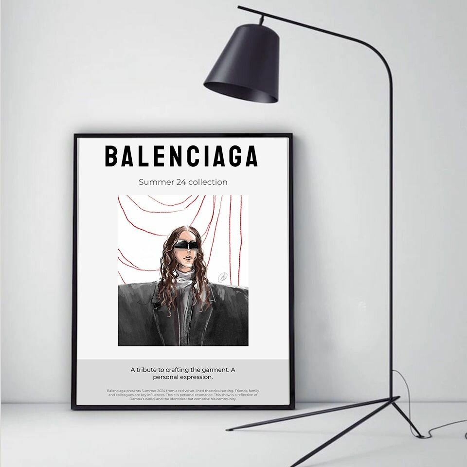 Постер, плакат на стену Balenciaga