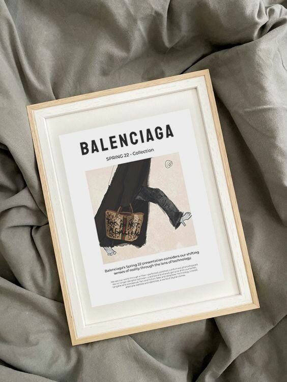 Постер, плакат на стену Balenciaga