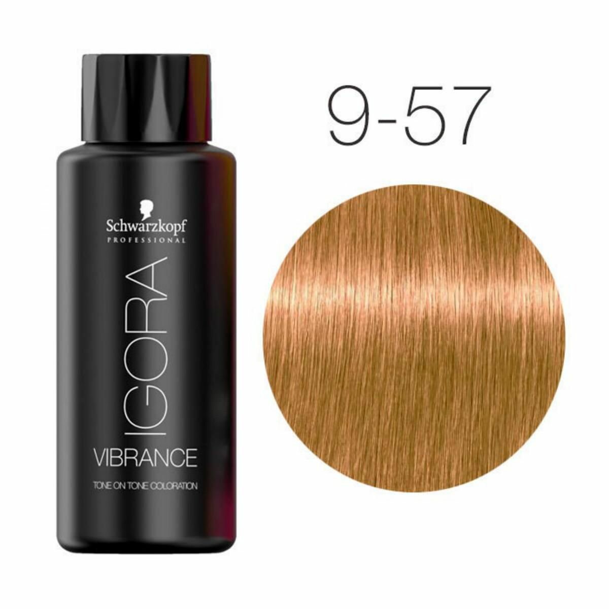 Schwarzkopf IGORA Vibrance 9-57 Блондин золотисто-медный Краска для волос 60мл