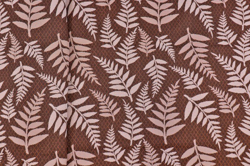 Гобеленовая ткань "Рябина" Узор, 100%, 230г/м2, 2x1 м, бежевая