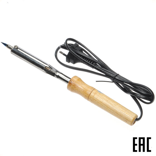 Паяльник 12-0178-4 Rexant Proconnect электрический 100Вт 220В с деревянной ручкой