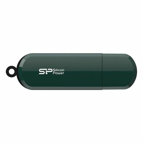 Флешка USB Silicon Power LuxMini 320 16ГБ, USB2.0, зеленый [sp016gbuf2320v1n]