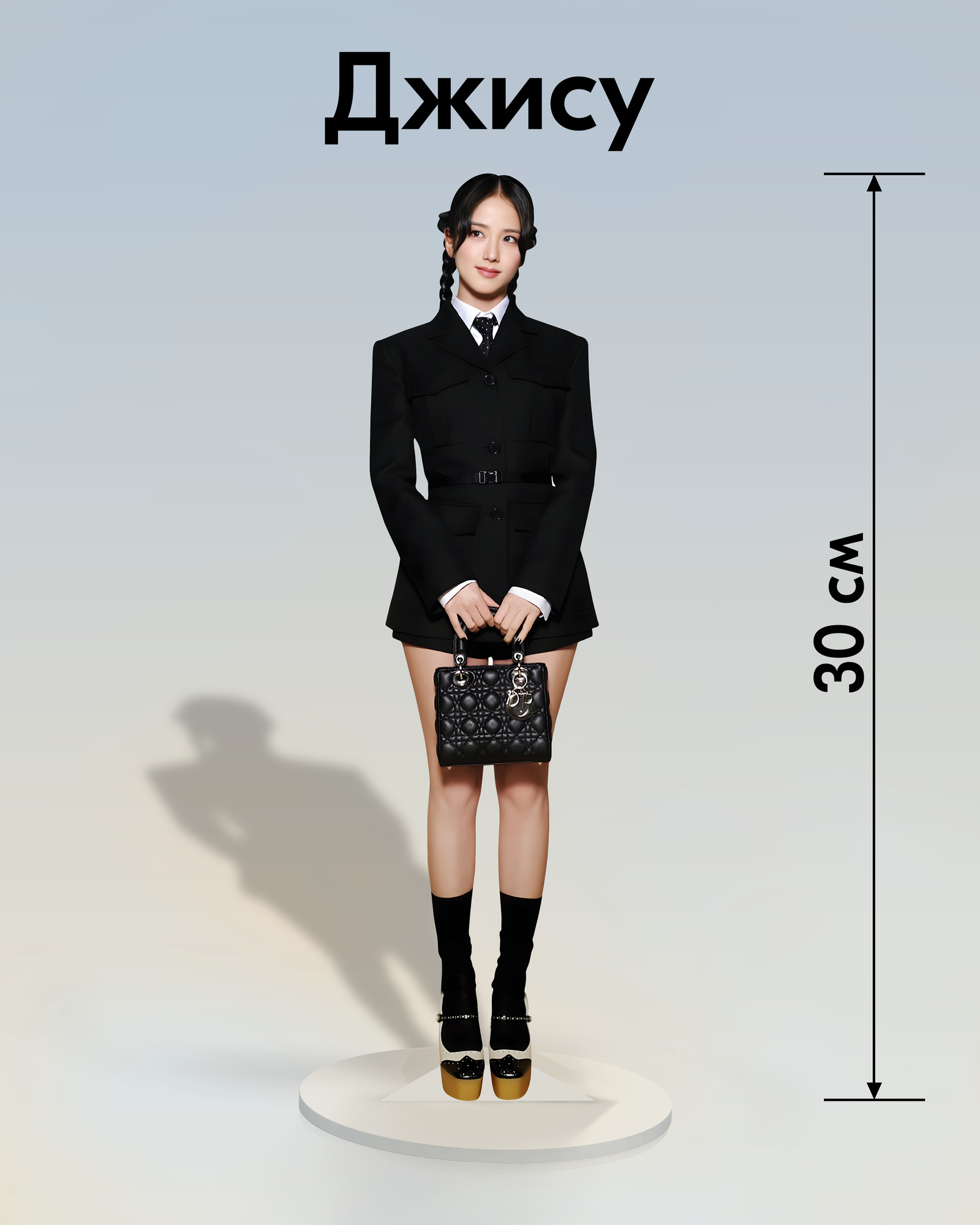 Фигурка декоративная, Indoor-ad, Джису 2 , BLACKPINK, пластиковая