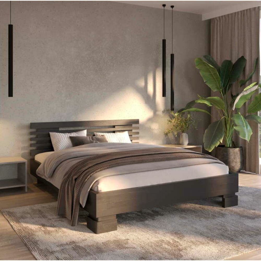 Кровать двуспальная 140x190 Фудо цвет Венге