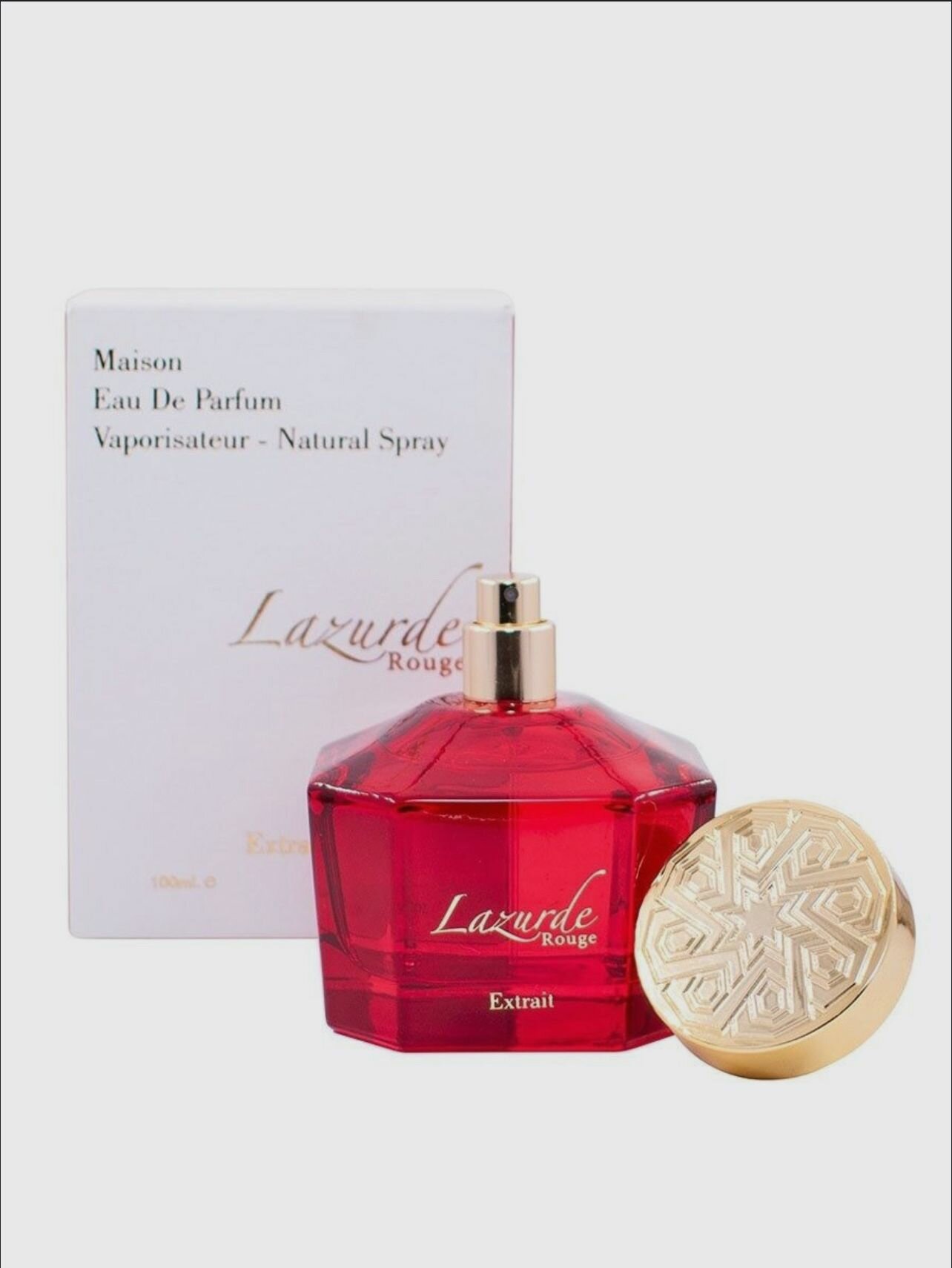 Парфюмерная вода Fragrance World Lazurde Rouge Extrait, восточные, цветочные, 100мл