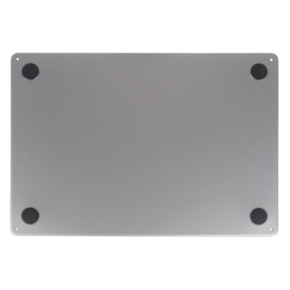 Нижняя крышка корпуса для MacBook Air 13" M2 A2681, Mid 2022, Space Gray (Cерый Космос)