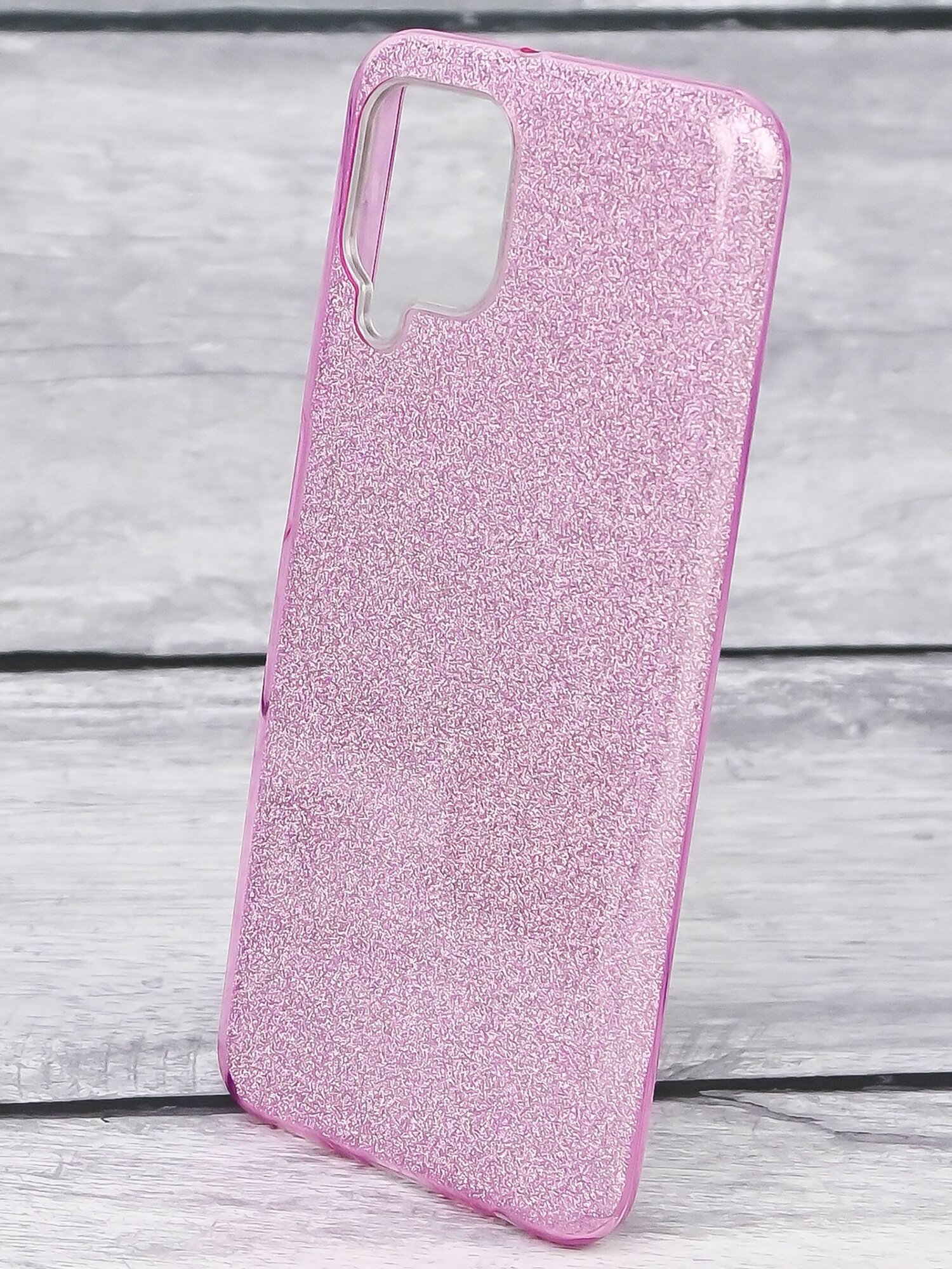 Силиконовый чехол бампер на смартфон Samsung Galaxy A22 4G, M32 переливающийся с блестками, защитная блестящая накладка для телефона Самсунг Галакси а22, м32