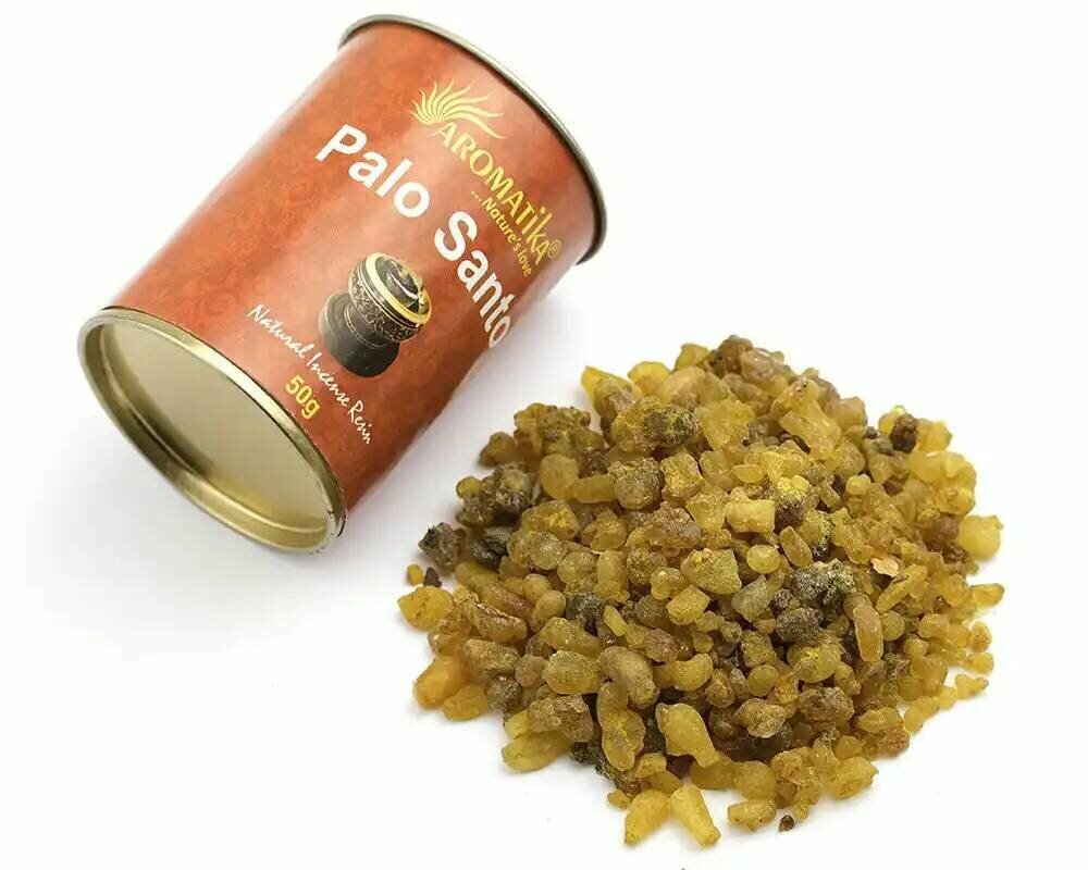 PALO SANTO Natural Incense Resin, Aromatika (Натуральная ароматическая смола пало санто, Ароматика), 50 г.