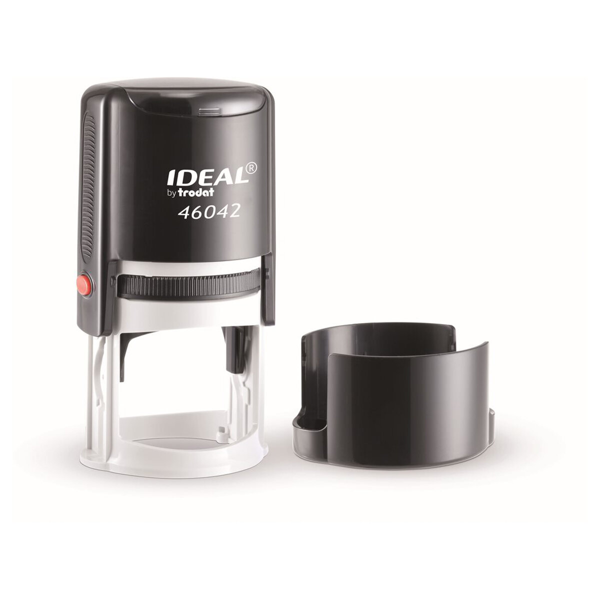 2 шт. Оснастка для печати Ideal, ?42мм, пластмассовая, с крышкой (125308)