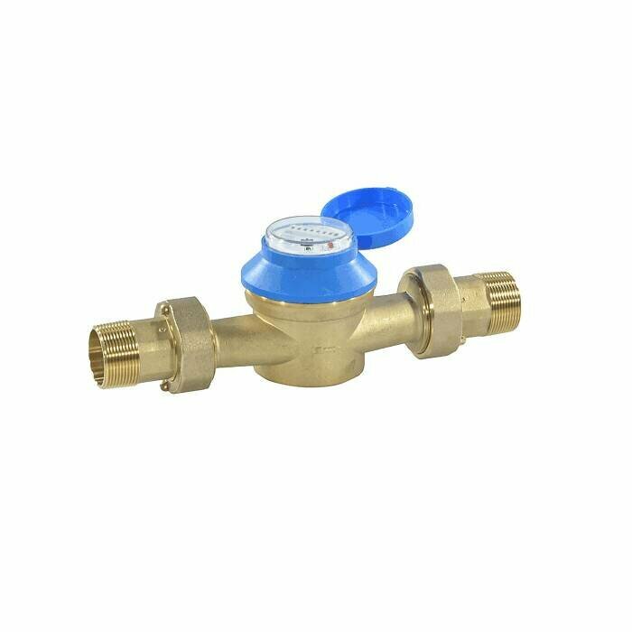 Счётчик х/в крыльчатый одноструйный Ду 40 Ру16 Qn=10 м3/ч 50С L=200мм резьба В/К освх Декаст 74-40-01