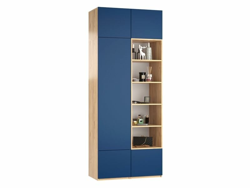 Шкаф распашной для одежды "Дуглас" 90х240х50 Дуб крафт золотой / Крокус