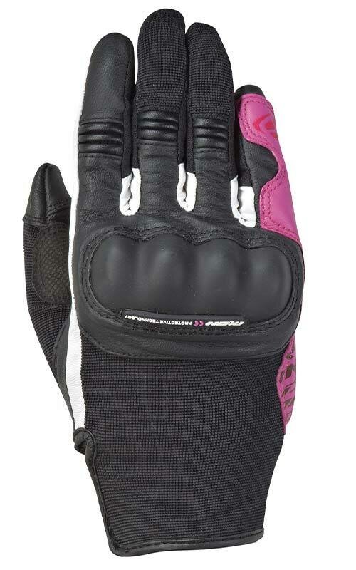 Мотоперчатки IXON GRIP LADY (L, Black White Fuschia)