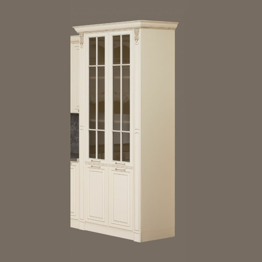 Кухонный пенал Заман Вирджиния 100 см крем