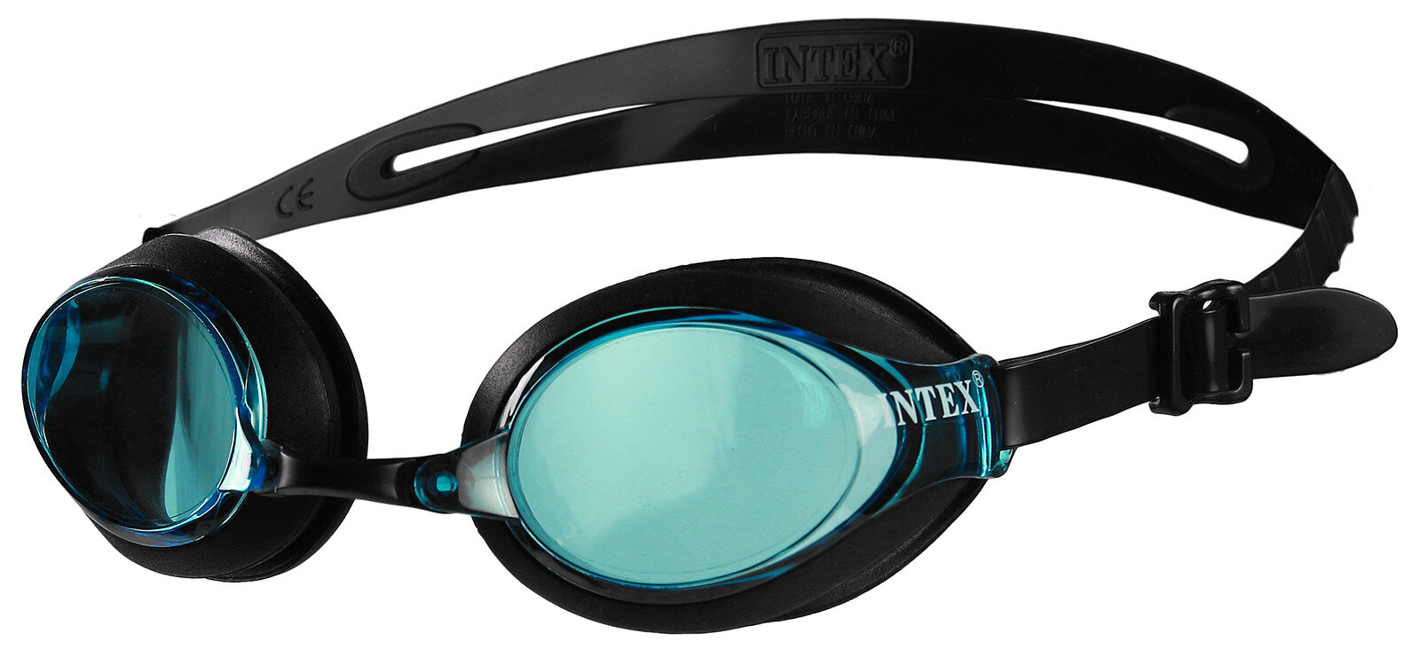 Очки для подводного плавания INTEX SPORT RACING, плавательная маска с регулируемым ремешком для бассейна и ныряния под водой, для девочки и мальчика от 8 лет и взрослых