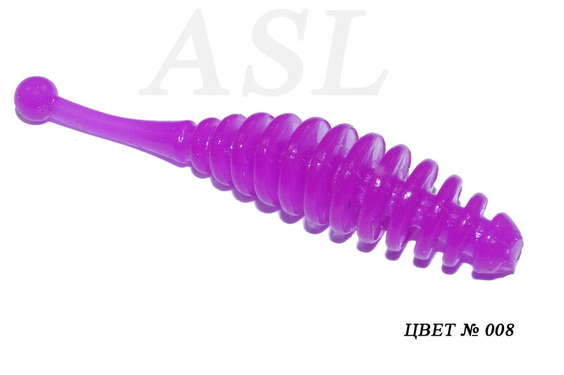 Силиконовая приманка ASL "Бу-Бу" цвет №008, L- 5см (2"), 10шт/уп