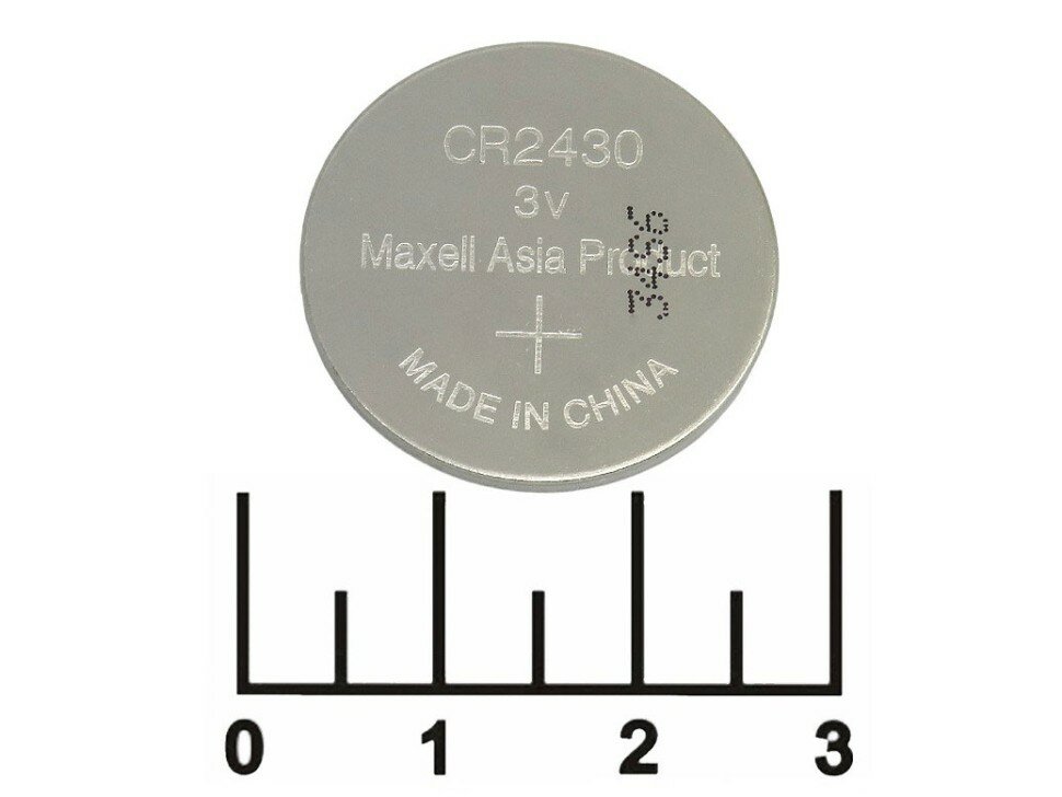 Батарейка CR2430 3V Maxell Lithium