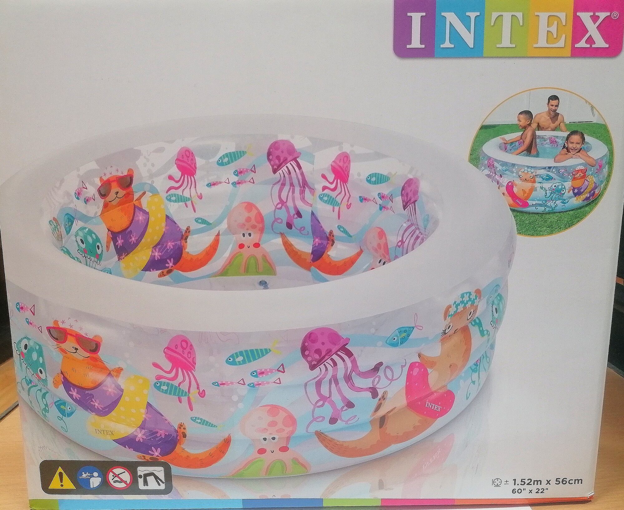 Бассейн детский Intex 58480NP 152х56 см