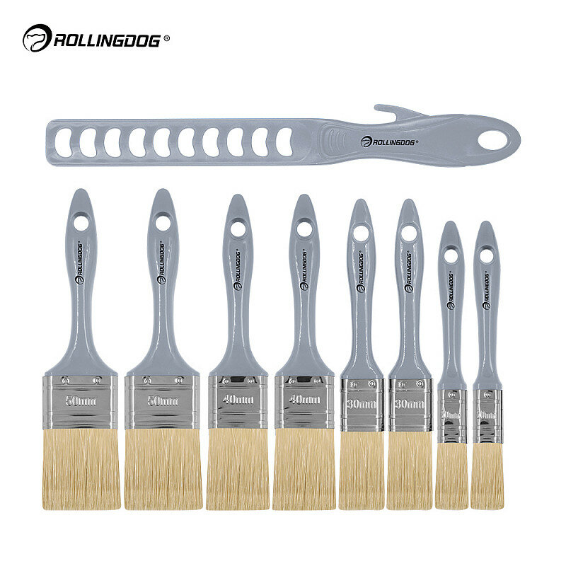 Набор кистей Rollingdog G100 20/20/30/30/40/40/50/50мм, 8шт, синтетика, серия Standard, арт.10635