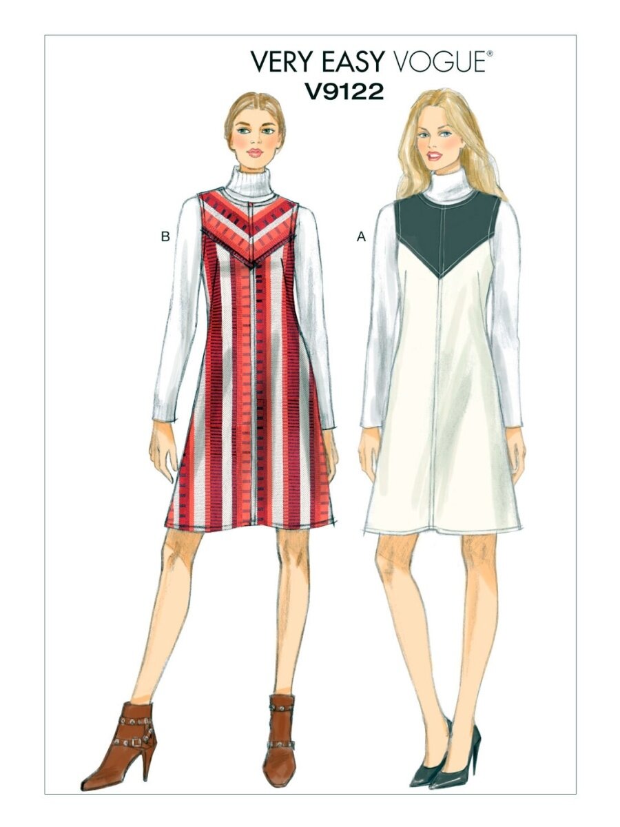 Выкройка Vogue №9122 Платье-сарафан