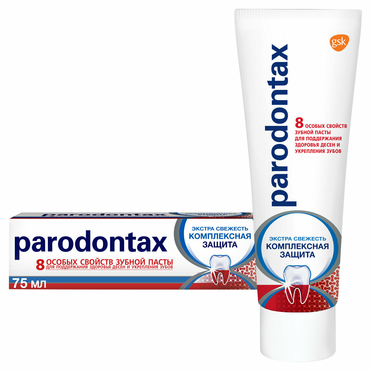 Зубная паста PARODONTAX Комплексная Защита, 75мл x 3 упаковки