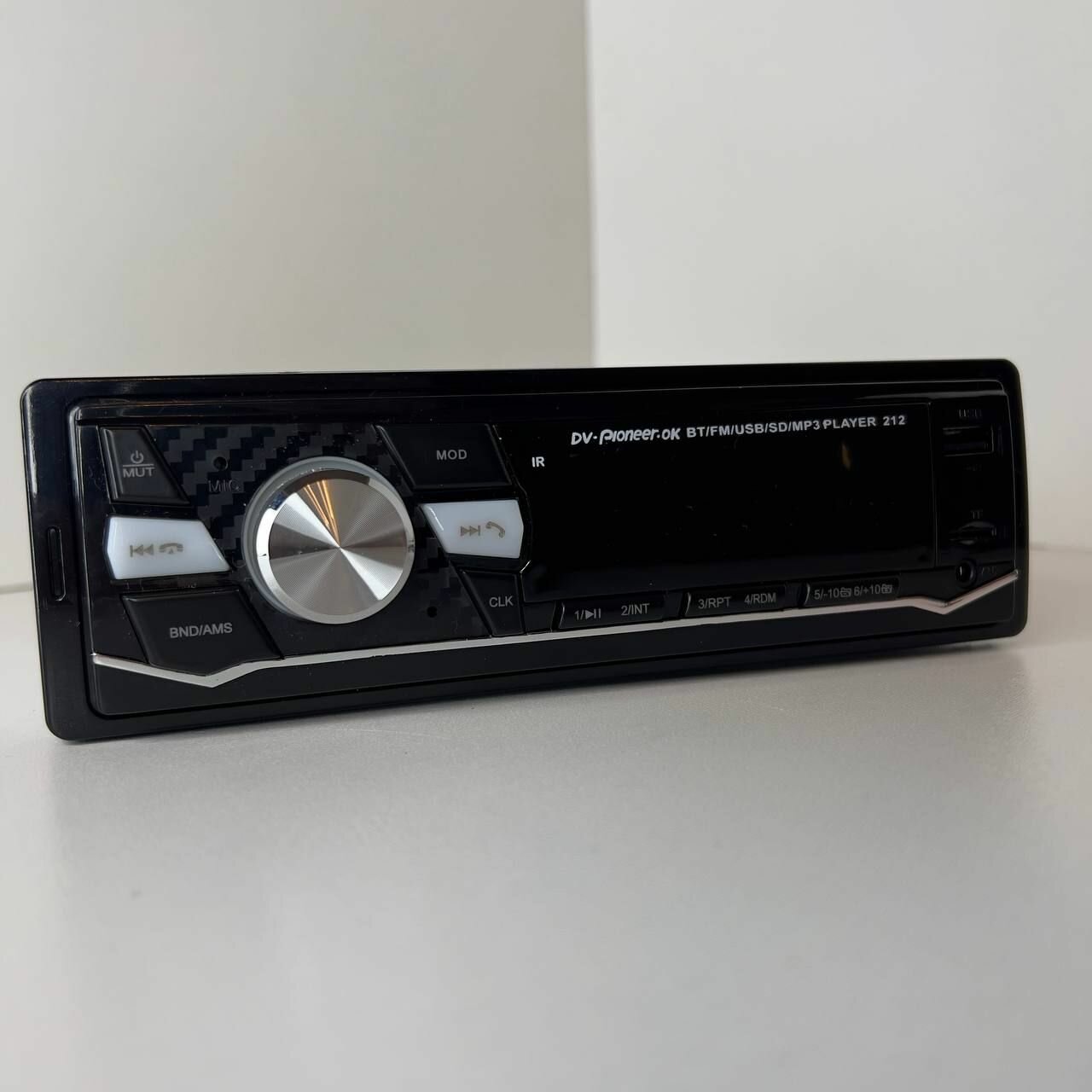 Автомагнитола OK 212, 1DIN, беспроводная связь Bluetooth, подсветка дисплея