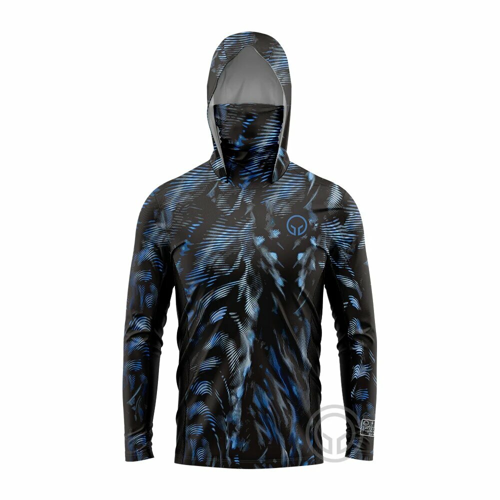 Мужская футболка для рыбалки Breathable SOLARVENT HOODY PRO, цвет 2, M
