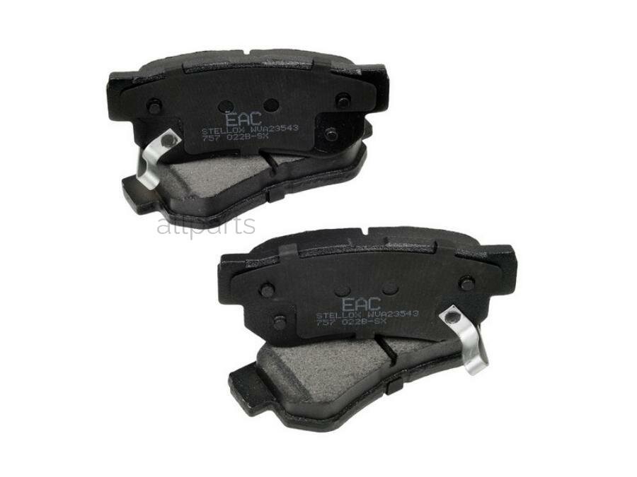 STELLOX 757022BSX колодки дисковые задние! с антиск. пл.\ Dongfeng, Hyundai Trajet 2.0i/2.7i/2.0CRDi 00>