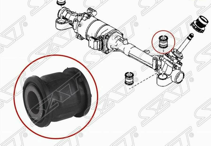 SAT ST-G33S-32-124B Сайлентблок рулевой рейки Mazda 6 07-12 / Atenza 07-12