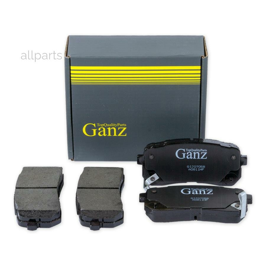 GANZ GIJ07058 Колодки тормозные задние для HAVAL H8/HYUNDAI H-1/Grand Starex 07- GANZ GIJ07058