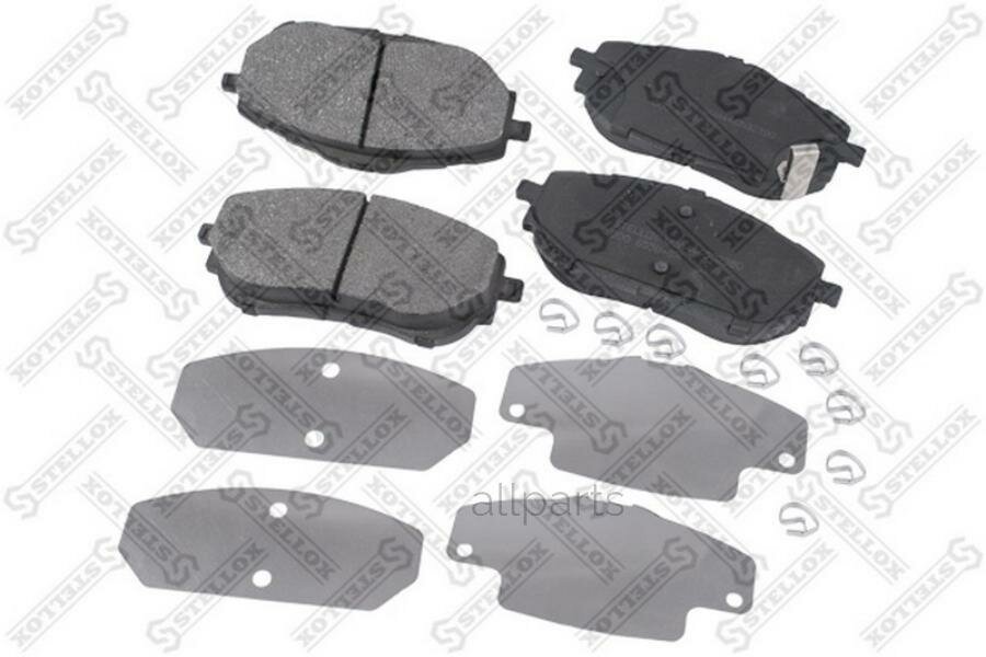 STELLOX 000655BSX колодки диск. перед. ! с антискрип. пластинами\ Toyota Corolla, Auris 1.3-1.8/1.4D 12>