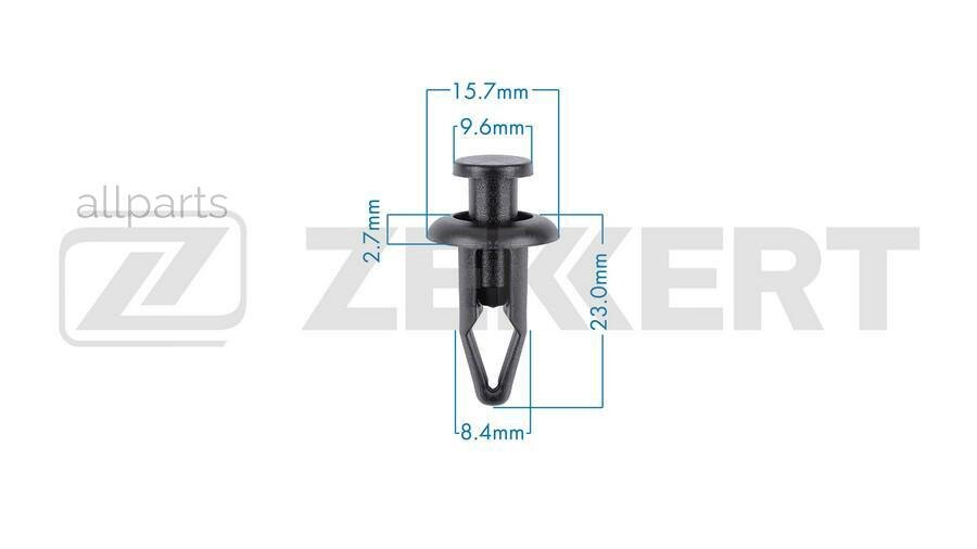 ZEKKERT BE-3794 Клипса крепёжная Nissan (миним. кол-во заказа 10 шт)