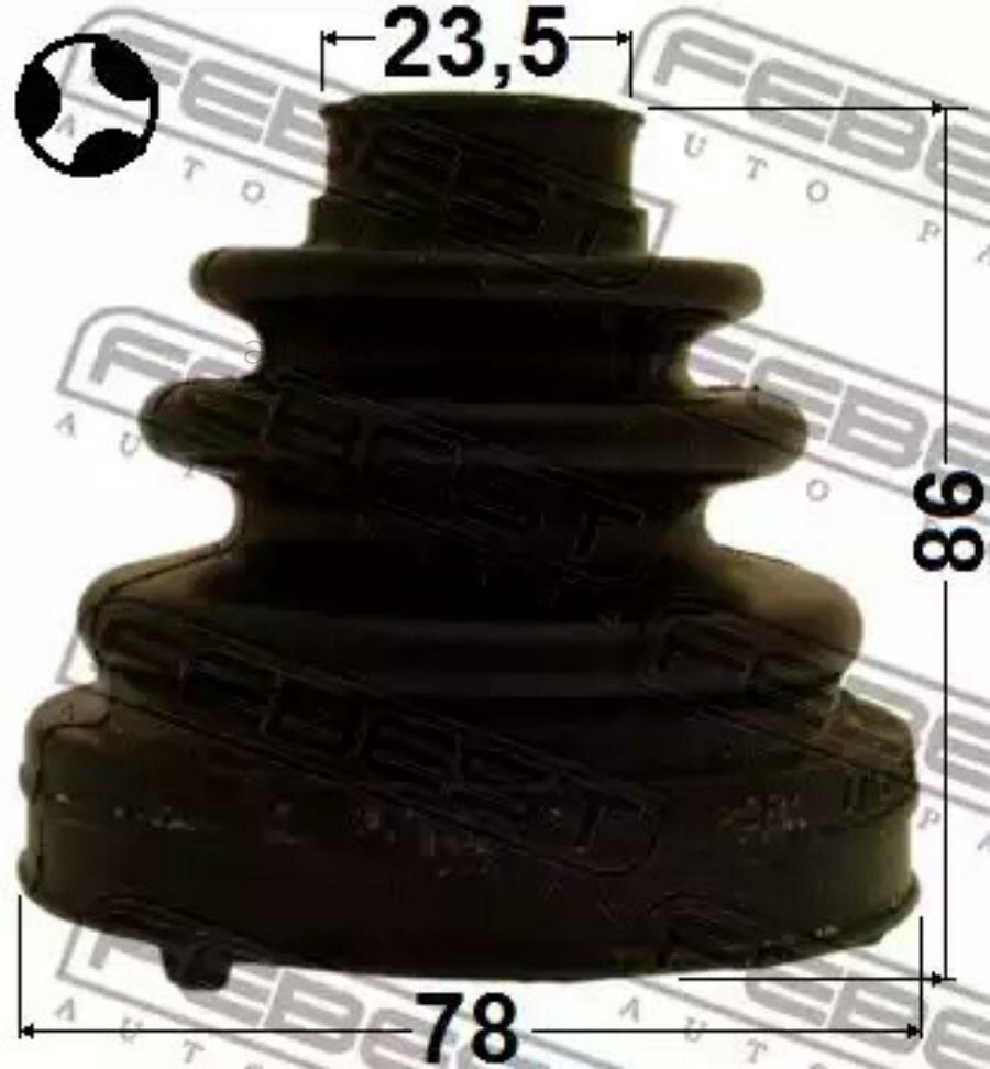 FEBEST 0115-GSU45T пыльник ШРУС внутренний (78X86X23.5) комплект
