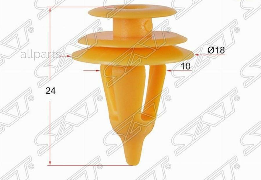 SAT ST-M10266 Клипса обшивки двери TOYOTA/LEXUS (Продажа по 10шт)