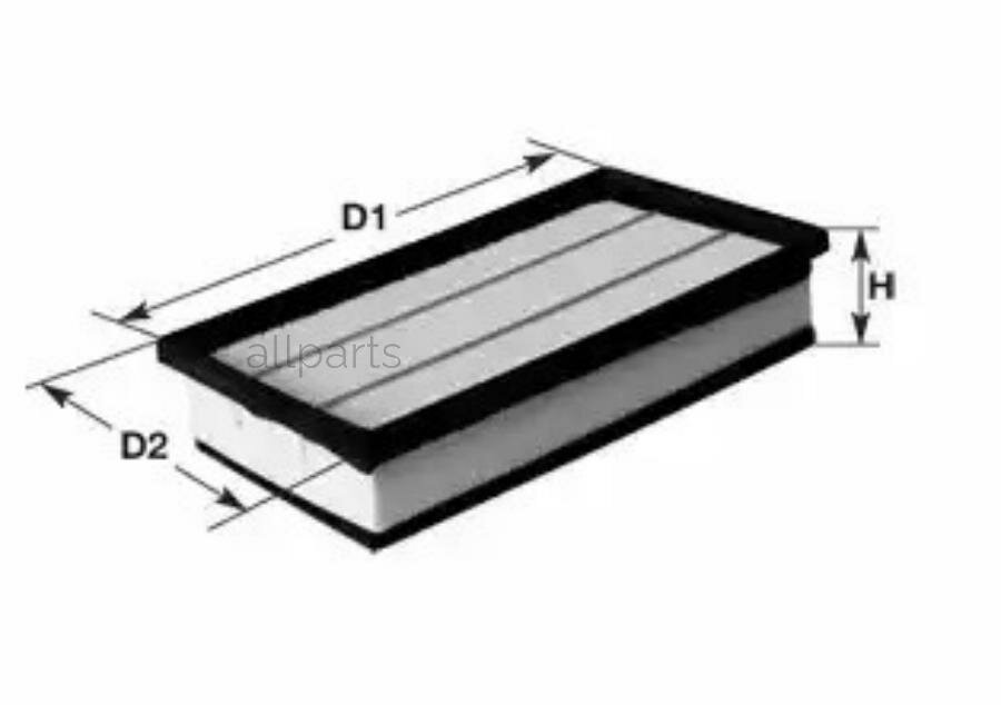 CLEAN FILTERS MA3189 CLEAN фильтр воздушный MA 3189 (=C 29 012)
