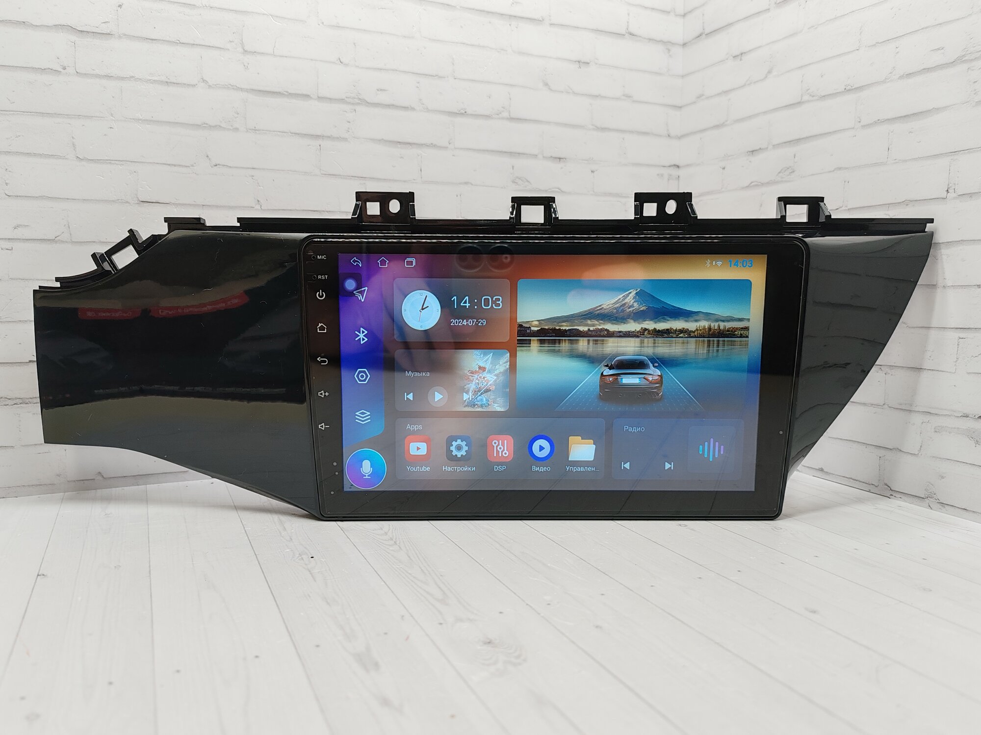 Магнитола андроид, QLED экран 9', WiFi, GPS, USB, Блютуз, для Киа Рио-4 (Kia Rio) 2017-2020