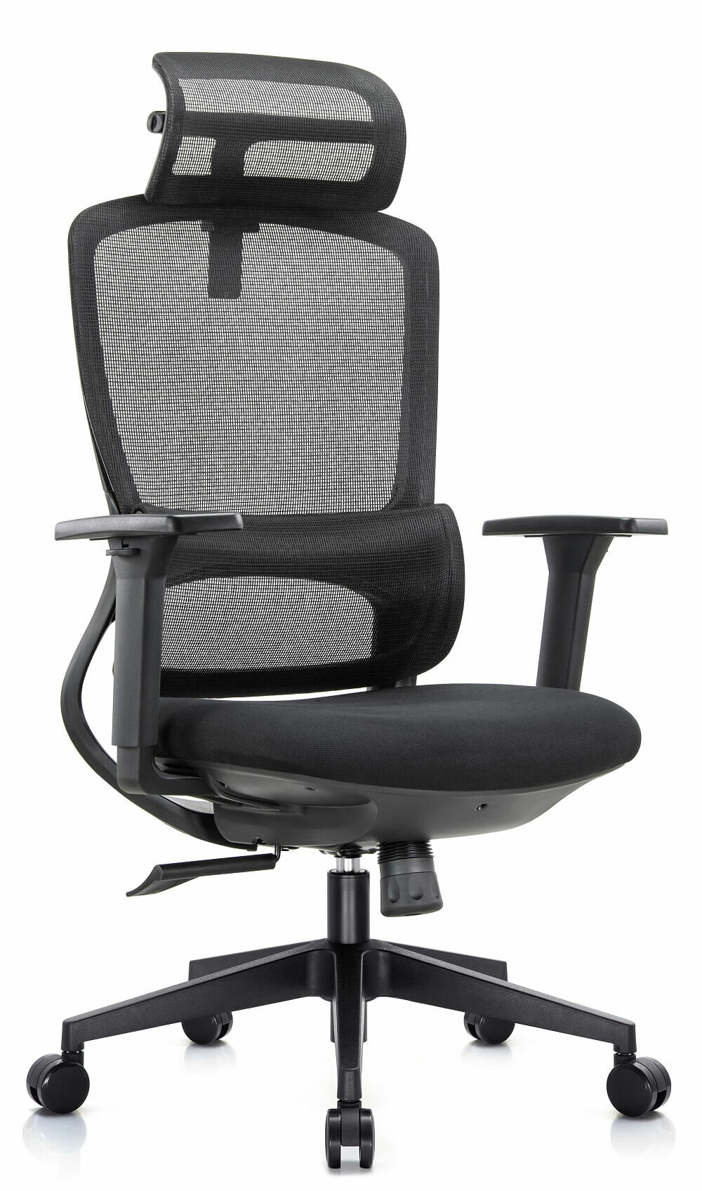 Компьютерное кресло Skill Riva Chair 6245A Черная сетка/ Черная ткань