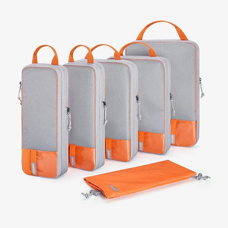 BAGSMART Упаковочные кубики 6шт Оранжевые