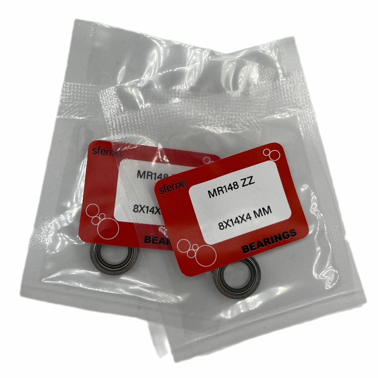 Подшипник MR148 ZZ SFERIX размер 8x14x4 (комплект 2 шт.)