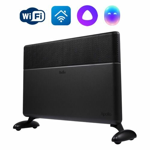 Конвектор инверторный Ballu Apollo Digital Inverter Black Infinity BEC/ATI-2003, 2000Вт, с терморегулятором, с Wi-Fi, черный [нс-1343716]
