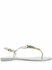 Сандалии Giuseppe Zanotti Venice Beach, размер 36 EU, серебристый/красный