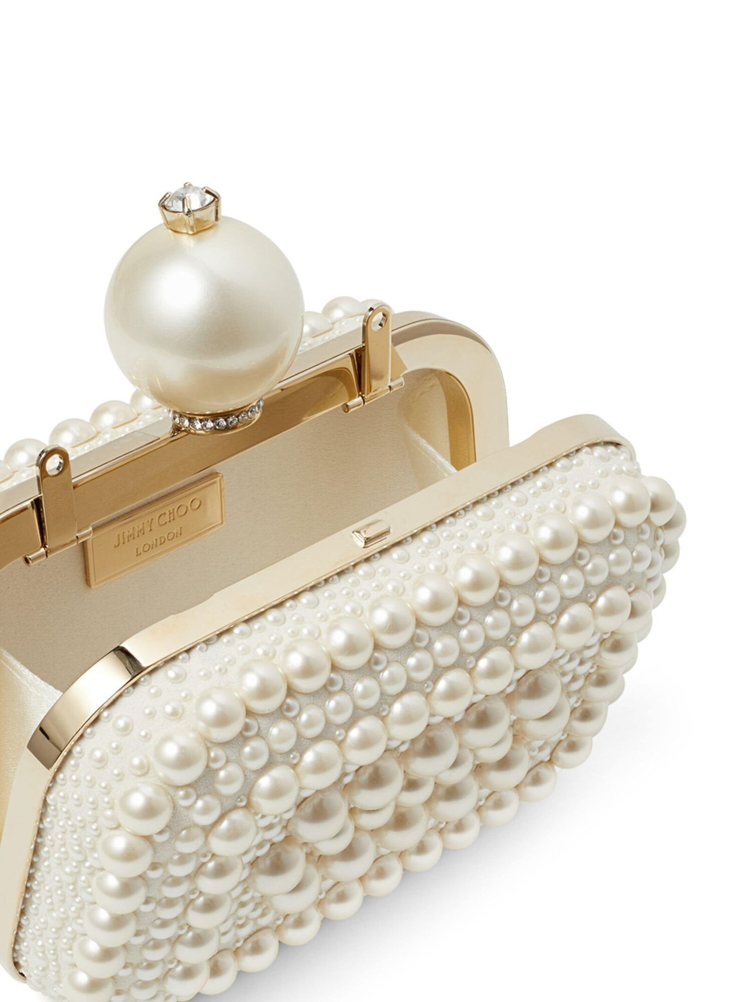 Сумка JIMMY CHOO Micro Cloud, white — фото 1