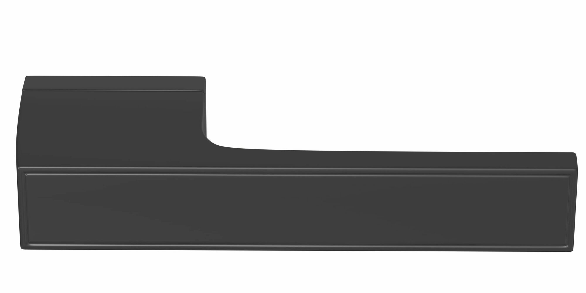 Ручка дверная Pallini (Паллини) Silver Амстердам PAL-201-SQ MatBlack Цвет - Чёрный матовый