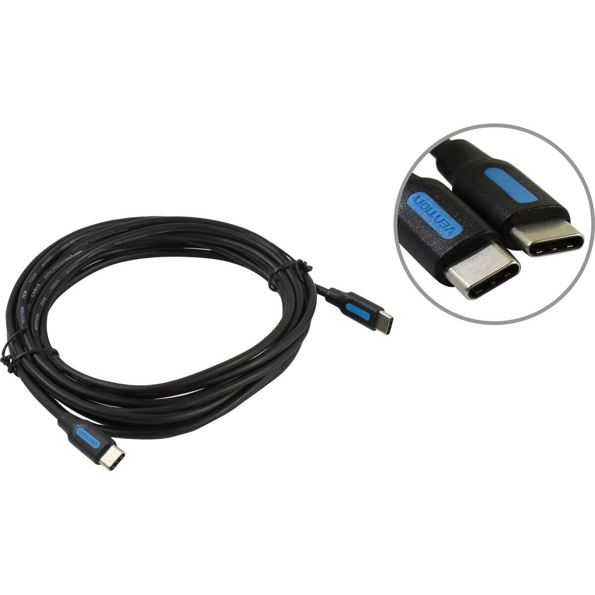 Vention COSBI Кабель USB 2.0 USB-C-- USB-C 3м