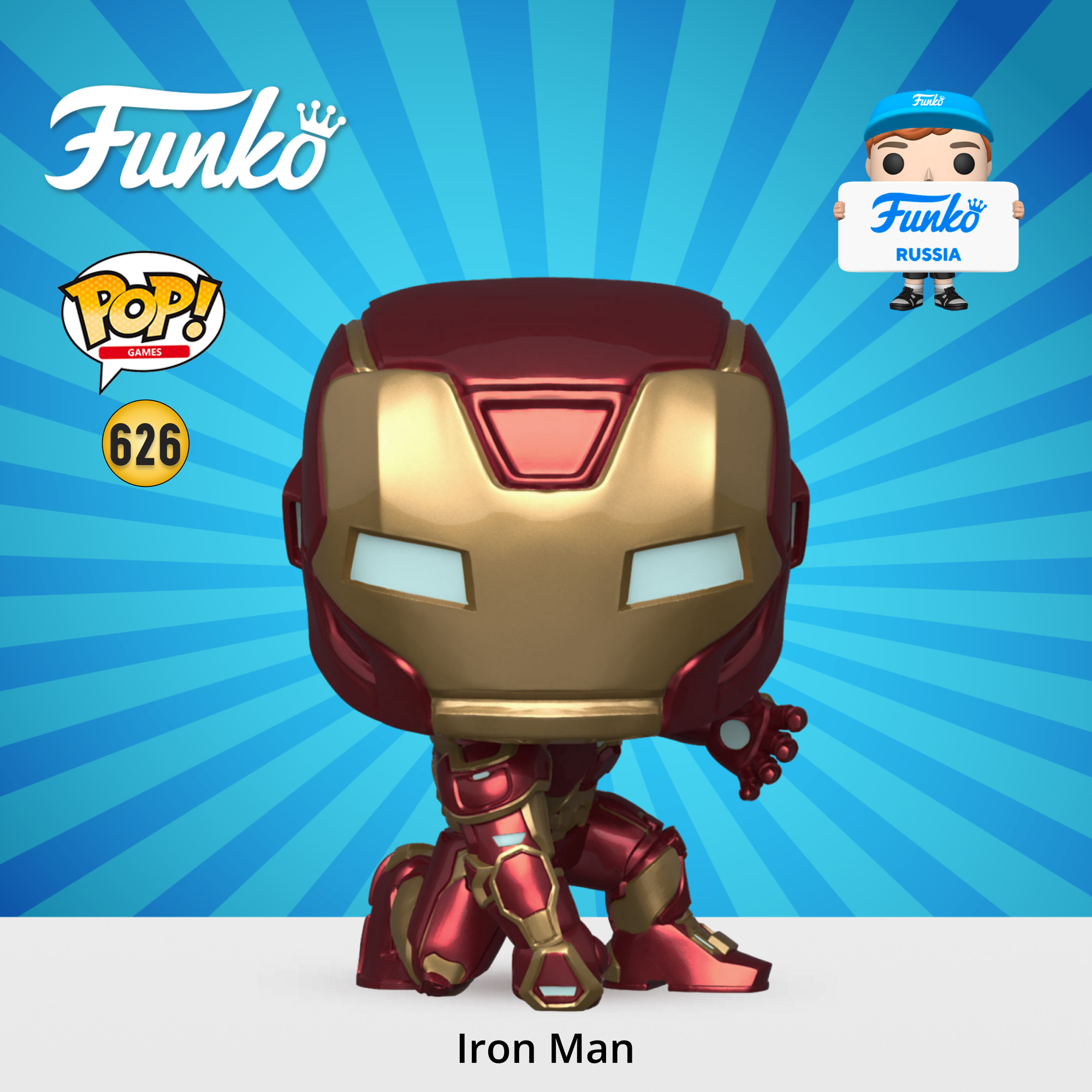 Фигурка Funko POP! Bobble Marvel Avengers Game Iron Man (Stark Tech Suit) (626) 47756