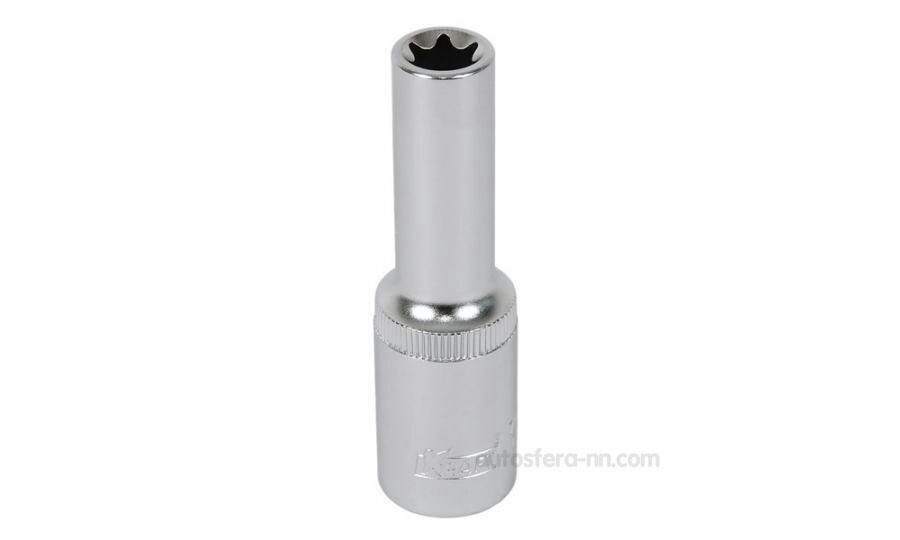 KRAFT KT700812 Головка 1/2" торцевая Dr E-star глубокая E12 (вн TORX) KRAFT