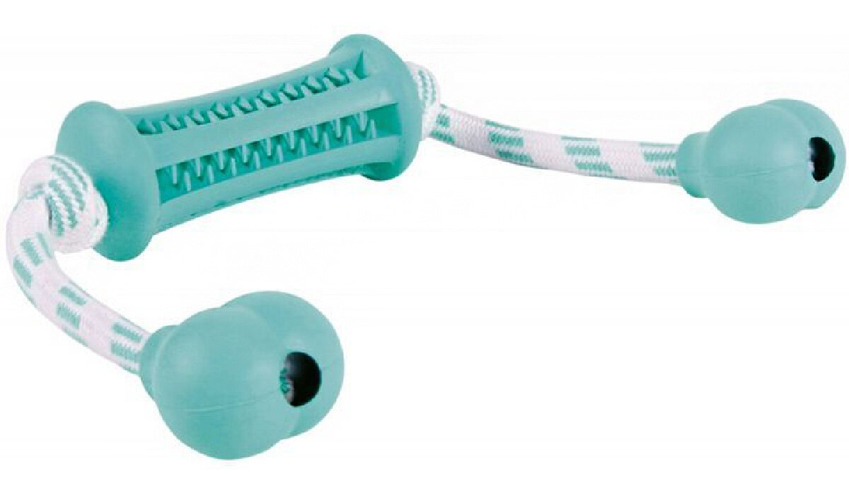 Игрушка для собак Trixie Denta Fun Палочка на веревке 20 см (1 шт)