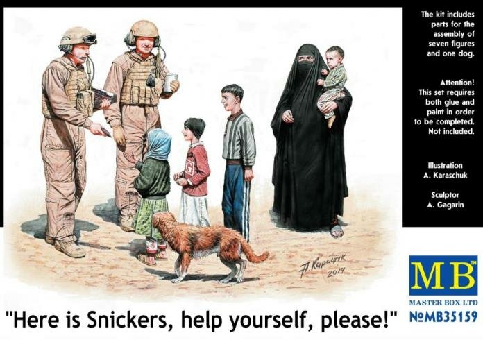 35159 Master Box Вот Сникерс, угощайся (7 фигур) 1/35