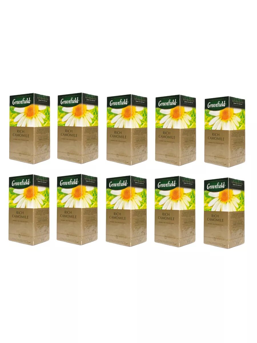 Чайный напиток Rich Camomile, в пакетиках, 10уп по 25шт