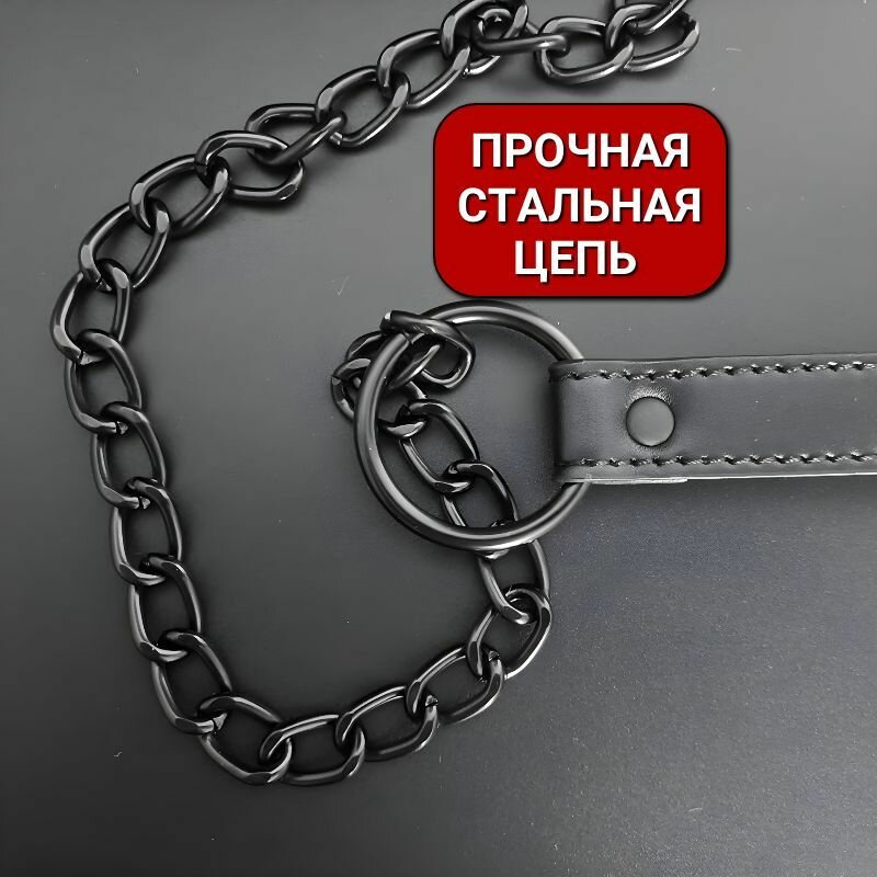 Ошейник с поводком БДСМ/18+ для взрослых